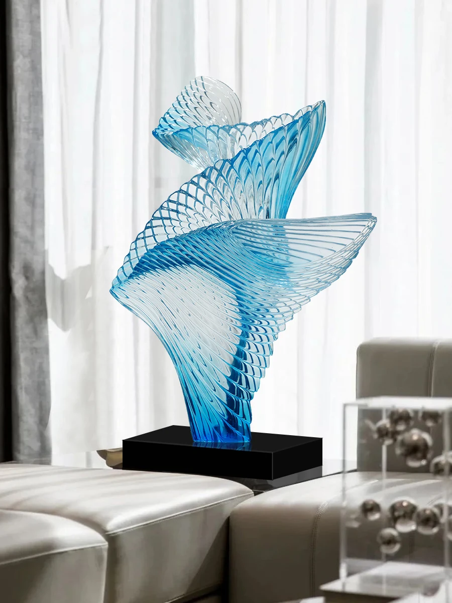 Home-Decor-Transparent-Resin-Sculpture-Ornaments-Desk-Accessories ...