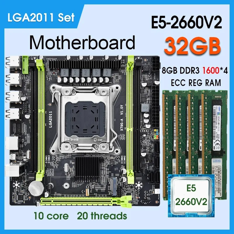 Xeon-e5-2660-v2-kit-placa-m-e-lga2011-cpu-4x8gb-32gb-1600mhz-ddr3 ...