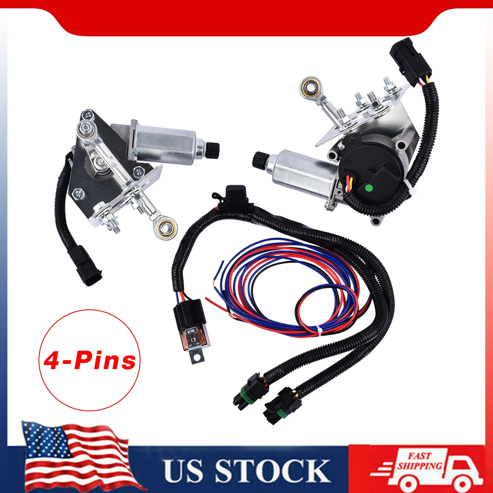 AP02 For C3 Corvette 68-82 Electric Headlight Motor Conversion Kit True ...
