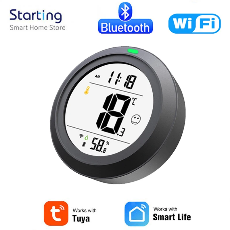 Smart Life Tuya Temperature Humidity Sensor | Temperature Sensor Alarm ...