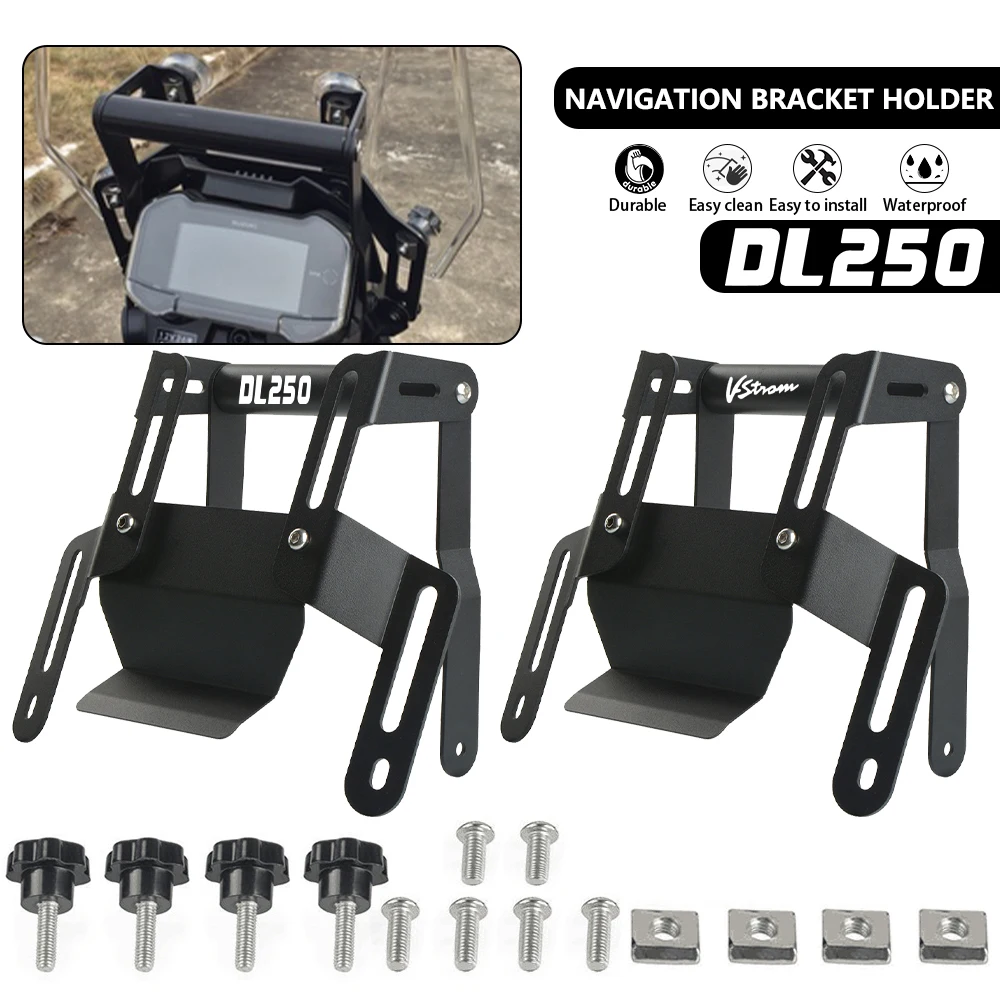 For SUZUKI V-STROM DL250 DL 250 V-STROM Navigation Support Windshield ...