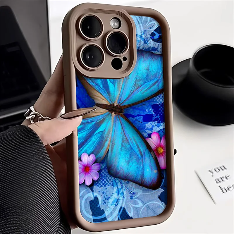 Elegant Artistic Floral Painted Soft Phone Case for POCO X5 (05-C036)
