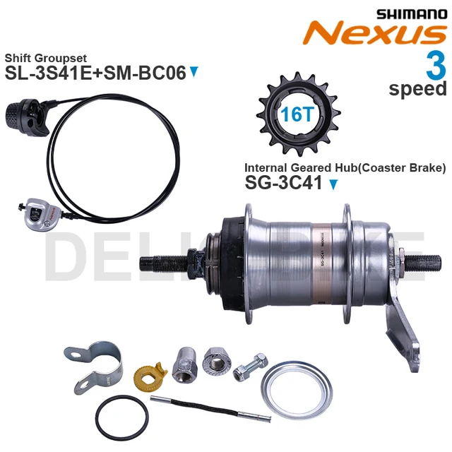 SHIMANO-NEXUS Hub interno engrenado, SG-3R40, SG-3C40, SG-3C41 ...