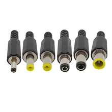 DC Power Male Plug 3.5x1.3mm 4.0x1.7mm 4.8x1.7mm 5.5x2.1mm 5.5x2.5mm 6 ...