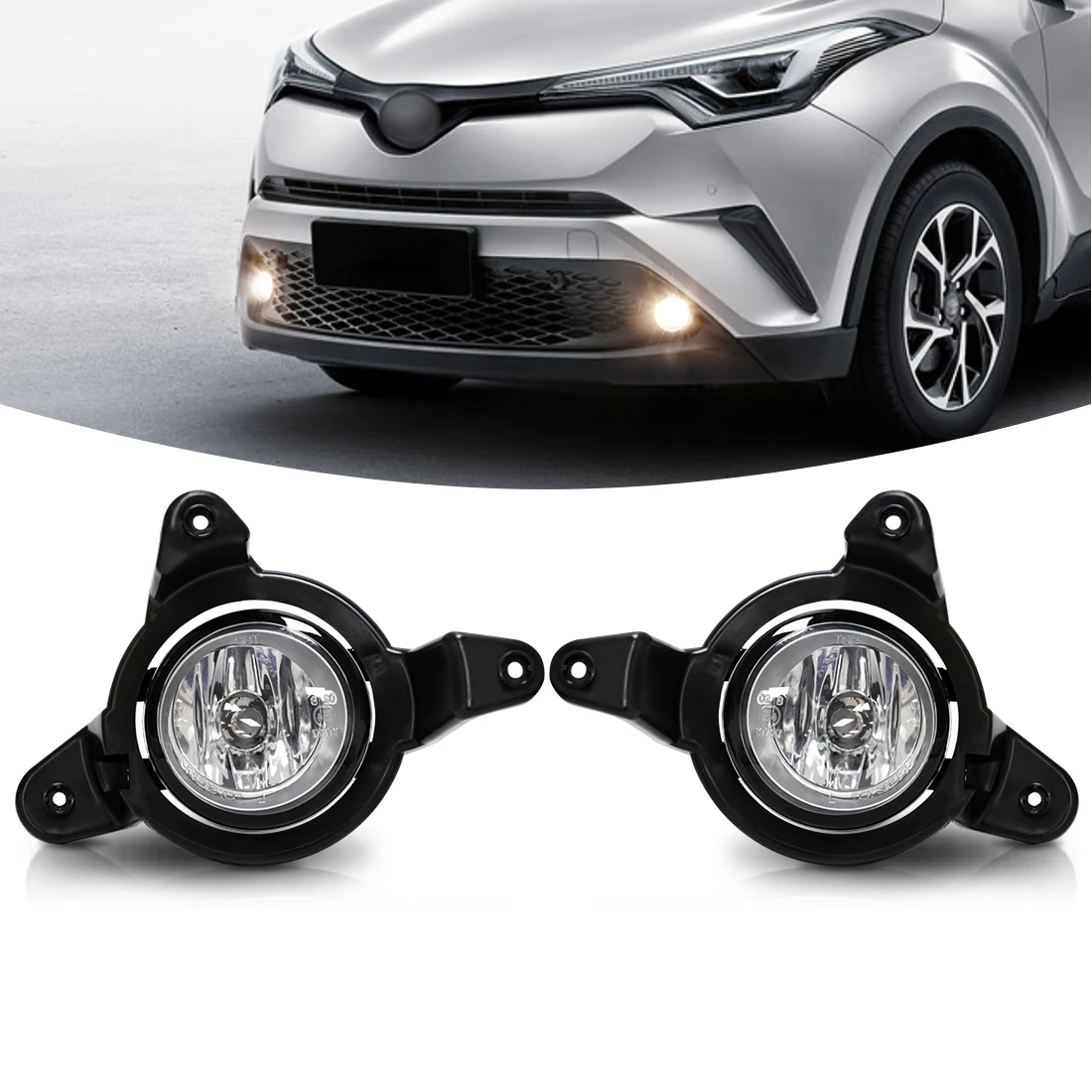 Fog-Lamps-For-Toyota-CHR-C-HR-2018-2019-2020-Car-Led-Daytime-Running ...