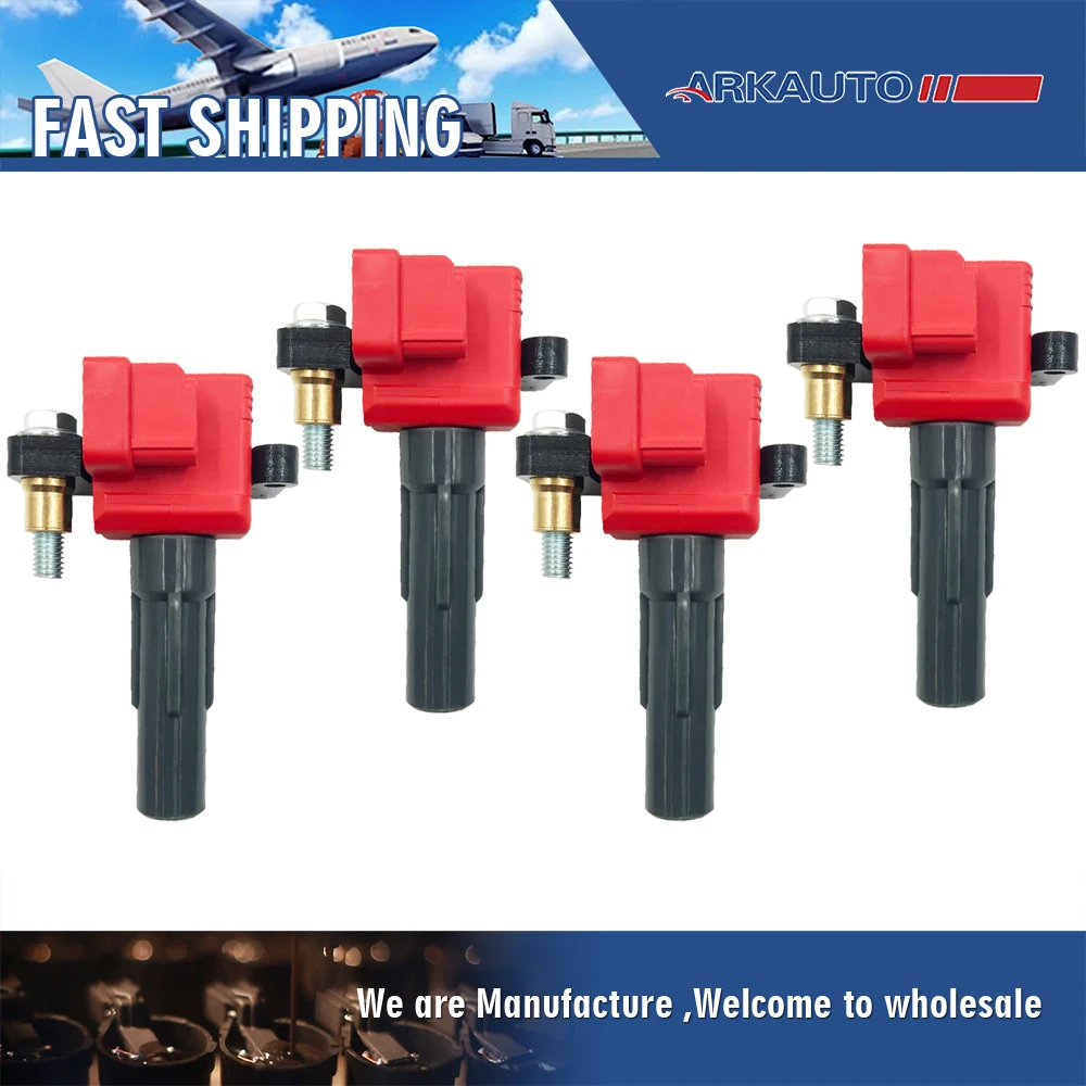 4PCS-ARKAUTO-HIGH-PERFORMANCE-IGNITION-COIL-22433-AA421-UF480-FK0140 ...