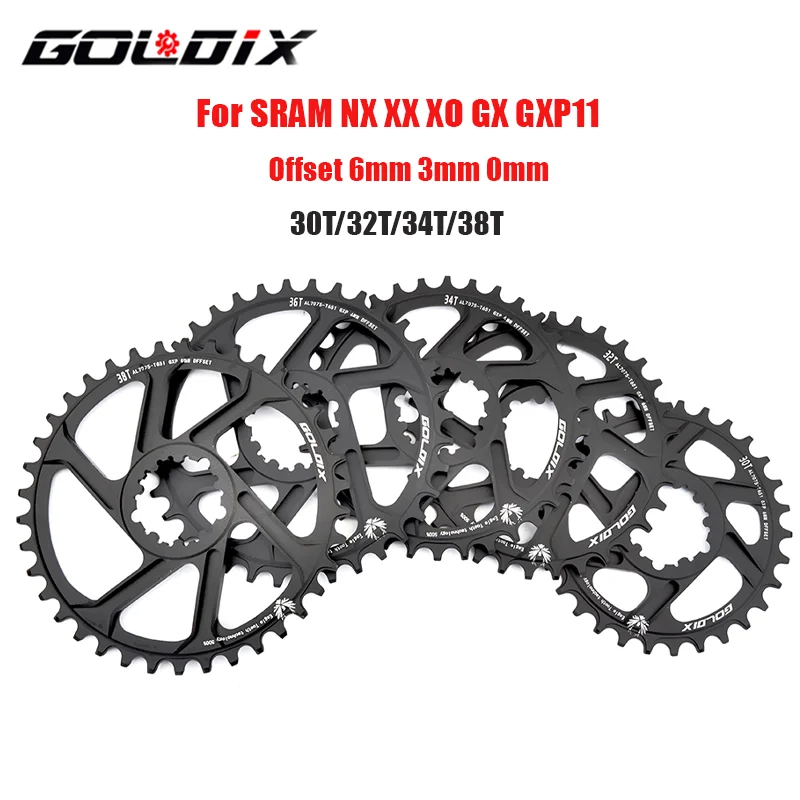 Chainring-de-GOLDIX-Gxp-para-Sram-11-12S-NX-XX-XO-GX-MTB-offset-da ...