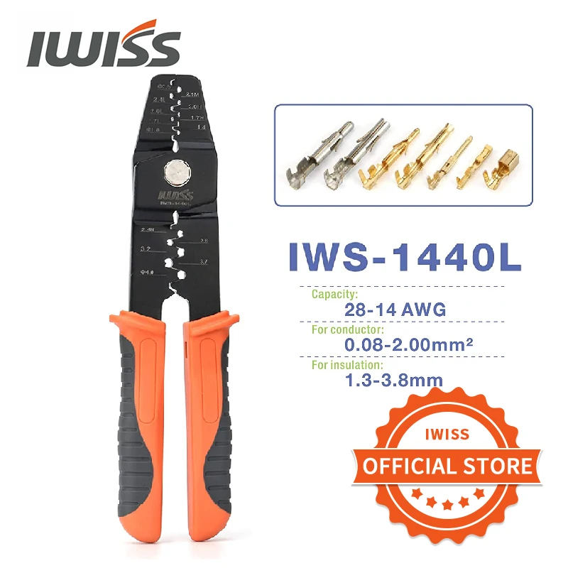 IWISS-IWS-1440L-Open-Barrel-Terminals-Crimping-Plier-for-Various-sized ...