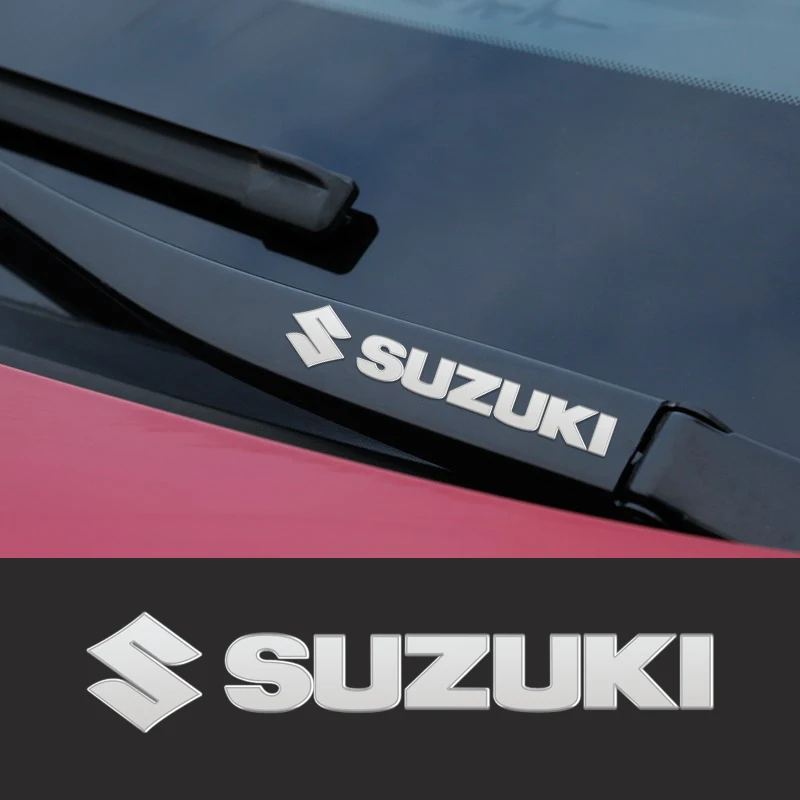 Metal Emblem Auto Decor Decals Car Window Wiper Stickers For Suzuki ...