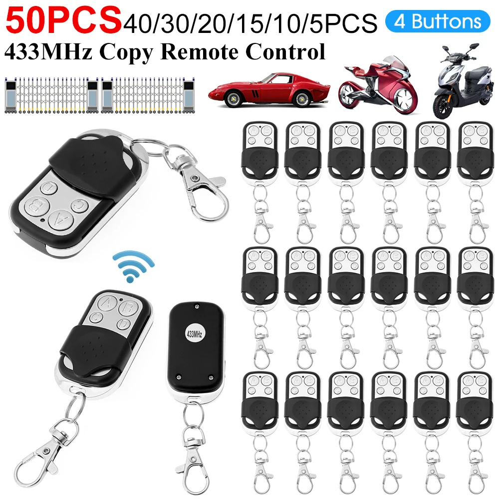5-50PCS-4-Buttons-Electric-Garage-Door-Gate-Opener-Universal-Copy ...