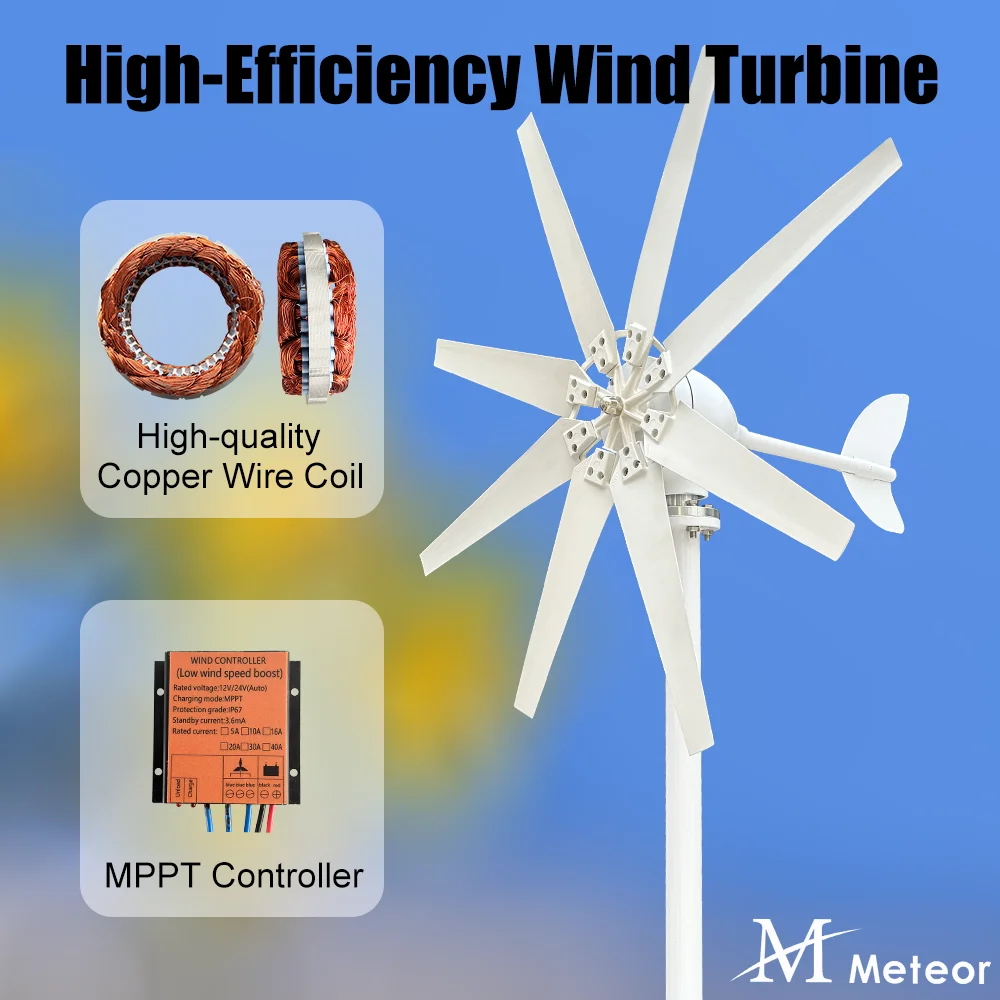 2000w-Horizontal-Wind-Turbine-Generator-24V-48V-96V-Free-Energy ...