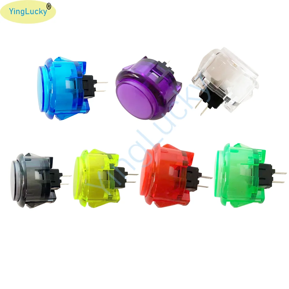 10 Pcs/Bag Arcade Push Button 30mm 24 mm Copy SANWA OBSC Button ...