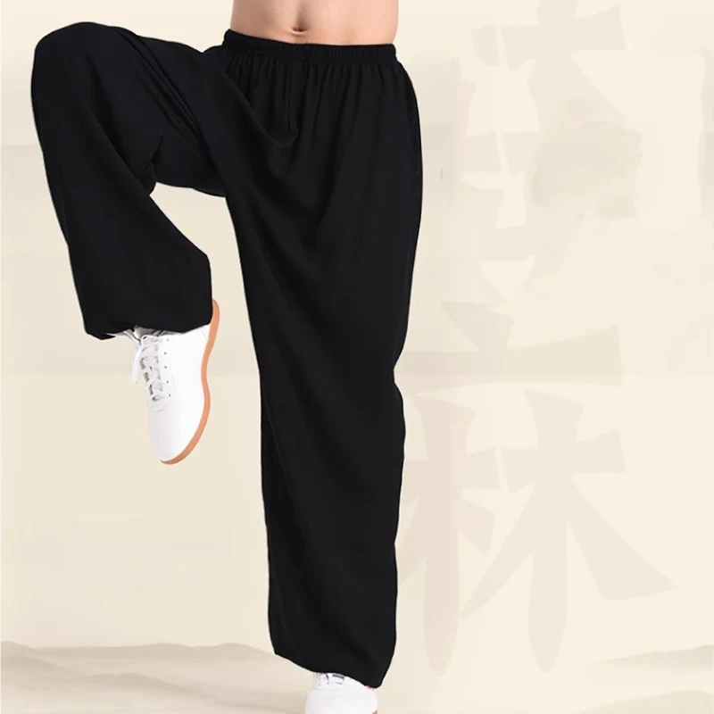 Tai-Chi-Pants-Kung-Fu-Martial-Art-Pants-Yoga-Pant-Linen-and-Polyester ...