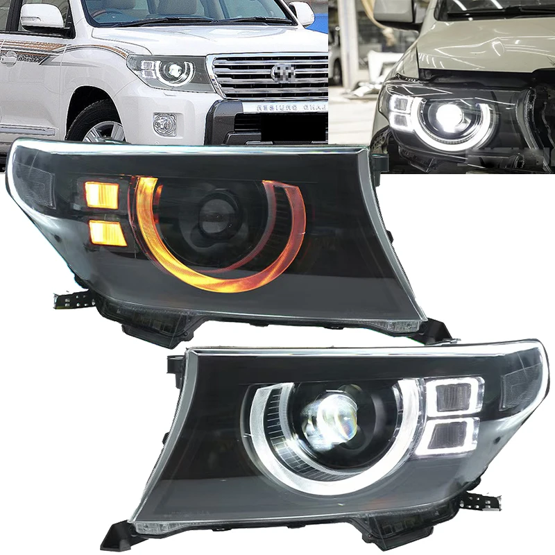 Head Lamp for TOYOTA Land Cruiser LED Headlight 2007-2015 Headlights ...