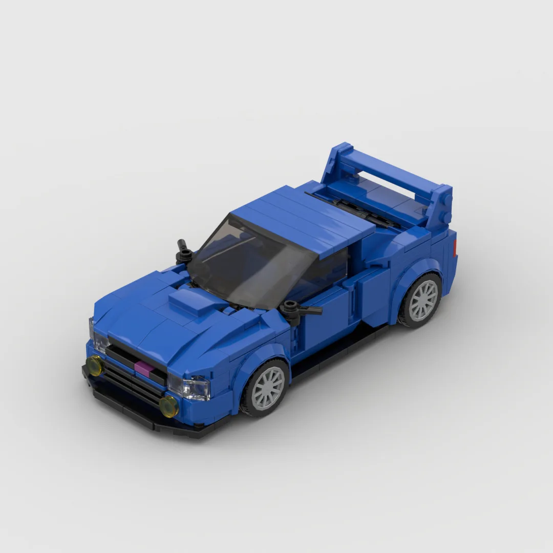 MOC-building-blocks-Subarued-WRXD-Stis-Three-Car-Rally-Blue-Car ...