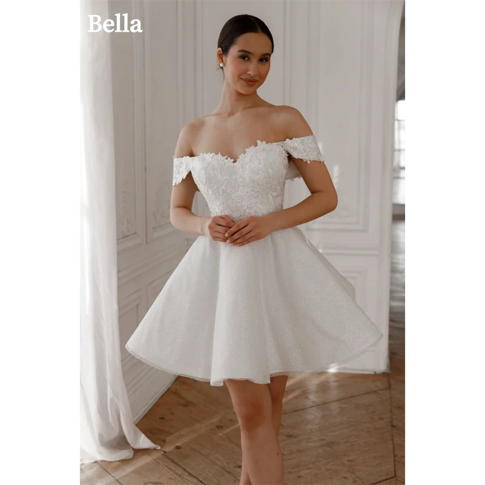Bella-White-Lace-Embroidery-robes-de-soir-e-Off-the-Shoulder-A-line ...