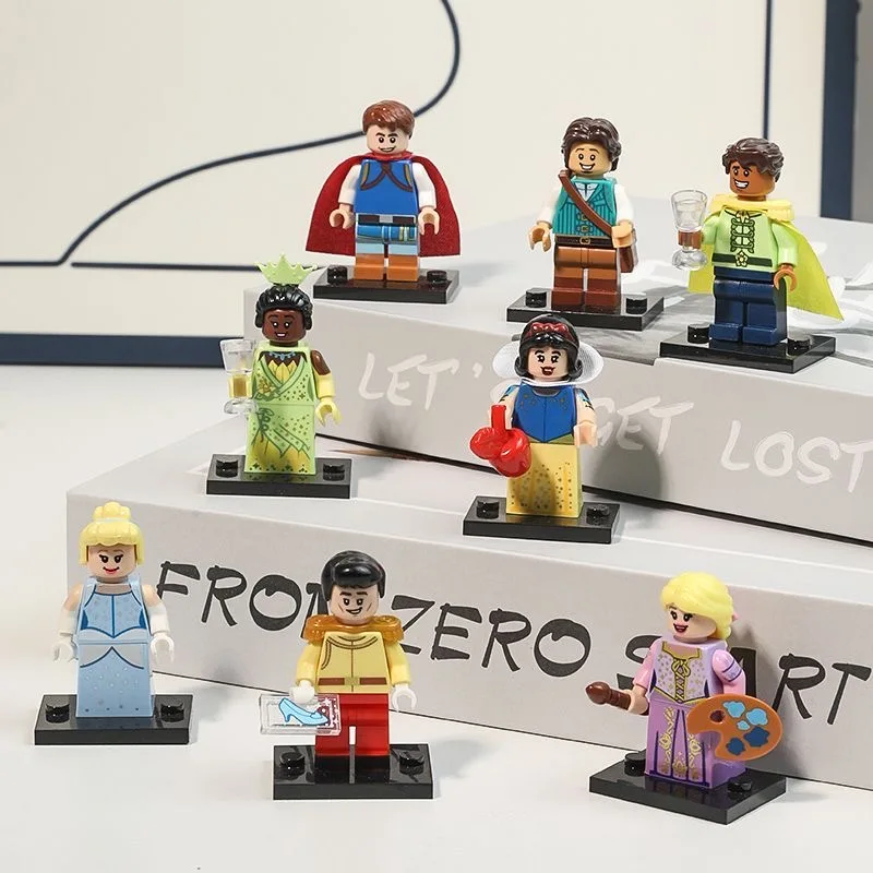 Disney-MINISO-Snow-White-Cinderella-Mouse-Mini-Figure-Building-Blocks ...