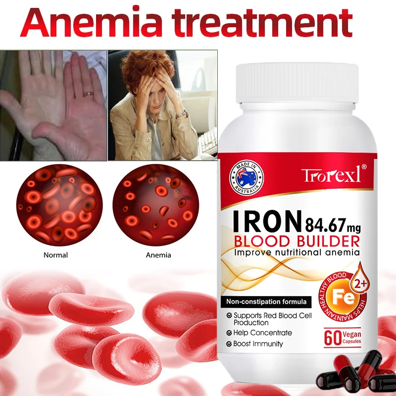 Iron-Blood-Builder-Supplement-for-Women-Nutritional-Anemia-Iron-Levels ...