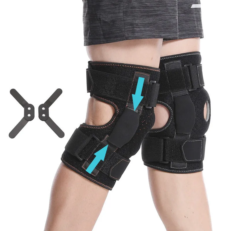 1PC-Orthopedic-Knee-Pad-Brace-Support-Compression-Hinged-Knee-Protector ...