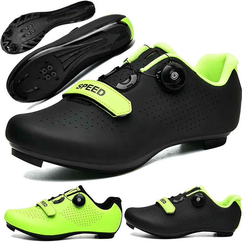 Botas-de-ciclismo-para-hombre-zapatos-deportivos-de-cuero-transpirables ...