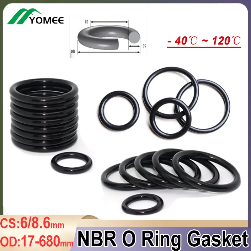 CS-6mm-8-6mm-OD-17mm-680mm-Nitrile-Butadiene-Rubber-Sealing-Ring-NBR-O ...