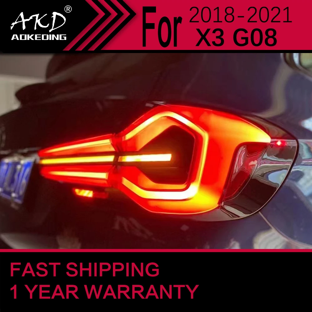 Car-Lights-for-BMW-X3-LED-Tail-Light-2018-2021-G01-G08-F97-Rear-Stop ...