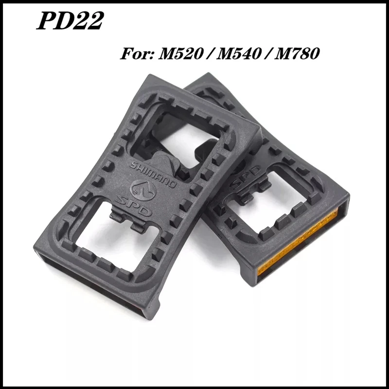 SPD SM PD22 Reflector Flat Adapter Self Locking Pedal MTB Bike PD22 for PD M520 M540 M780 M980 ...