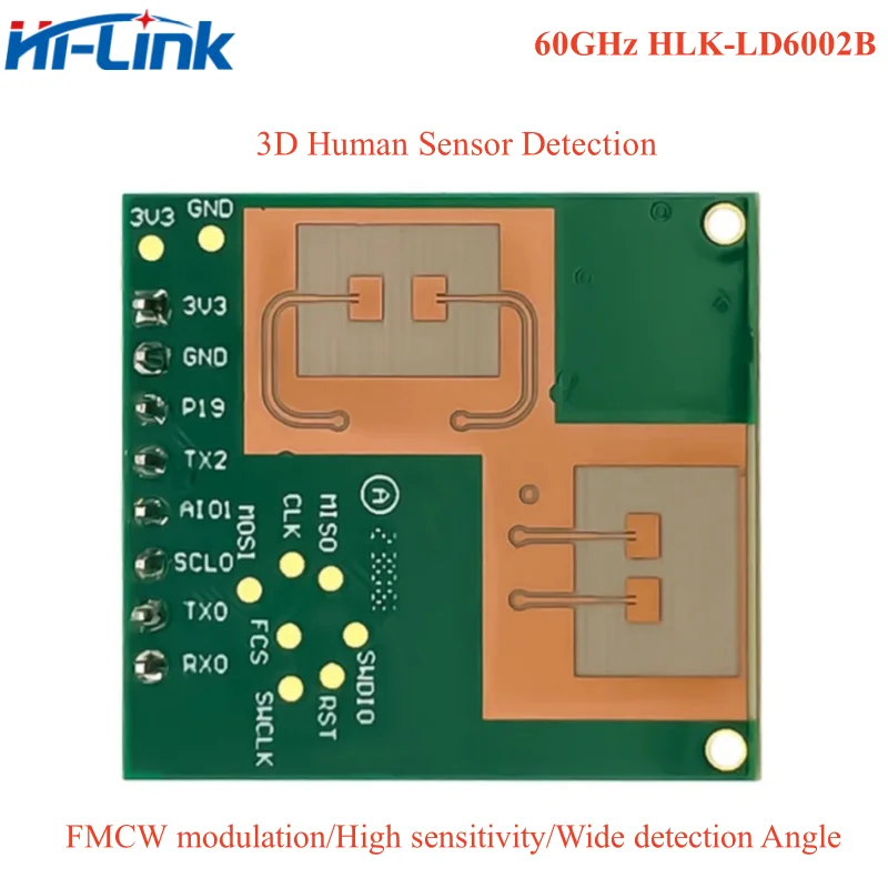 Free-Ship-60GHz-HLK-LD6002B-FMCW-millimeter-wave-radar-module-3D-human ...