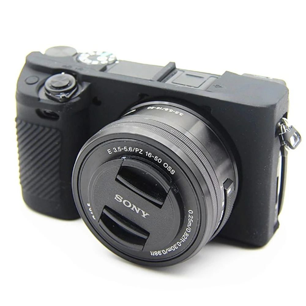 A6000 Silicone Armor Skin Camera Case Body Cover Protector for Sony ...