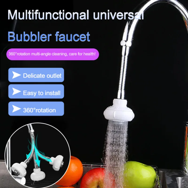 Extendable-Pressure-Boosting-Bubbler-Filter-Kitchen-Faucet-Sprayer-with ...