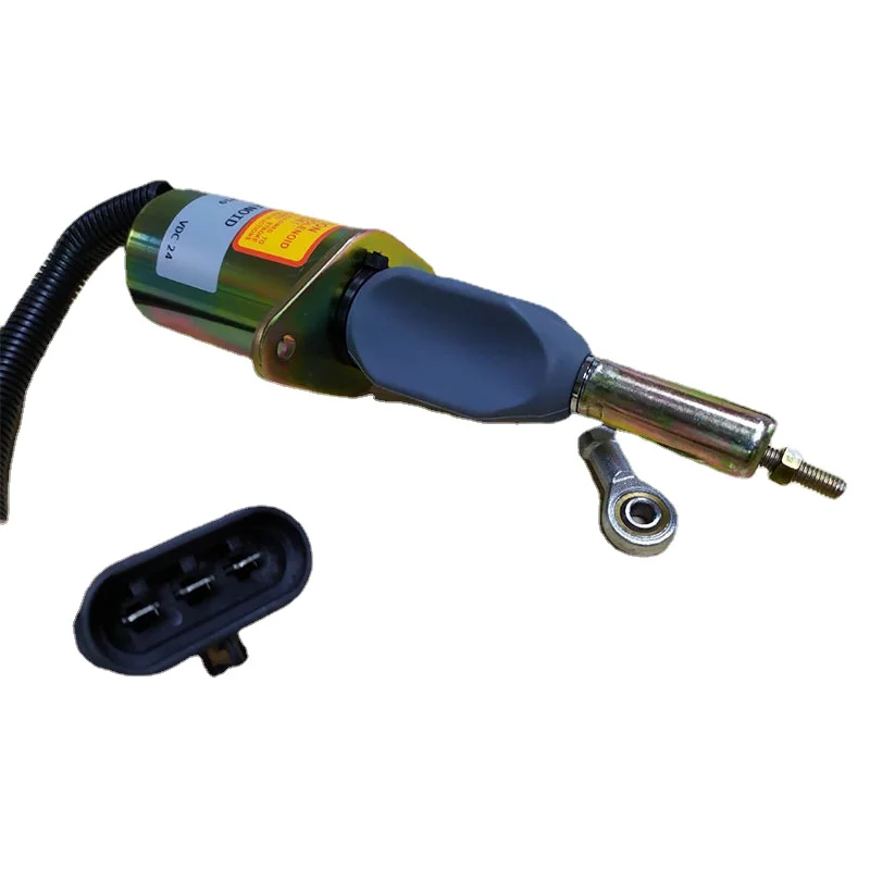 R300-R320LC-7-Engine-Stop-Solenoid-fuel-pump-Valve-3939018-3939019-SA ...