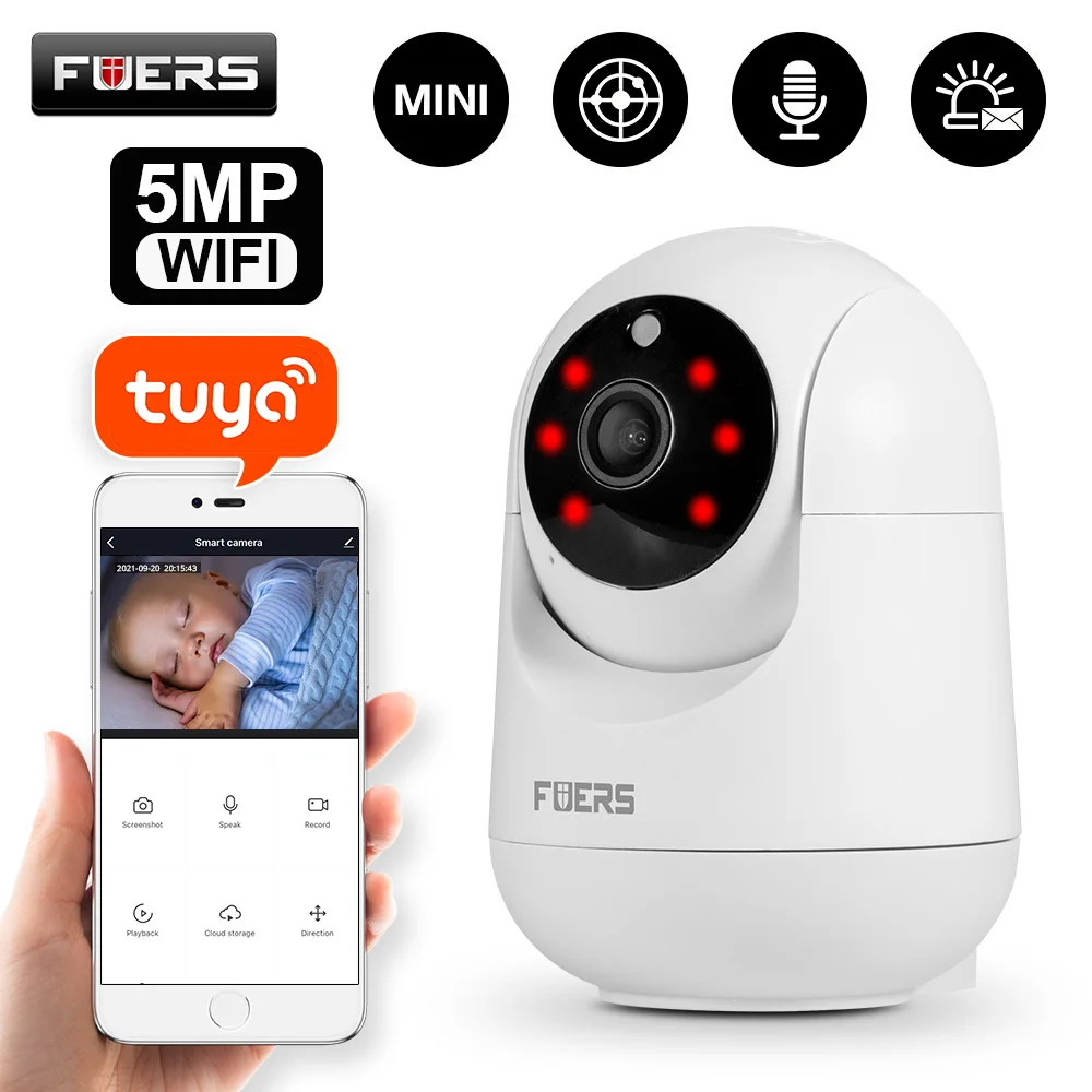Fuers-5MP-Indoor-WiFi-IP-Camera-Wtih-SD-Card-Tuya-Smart-Home-Wireless ...