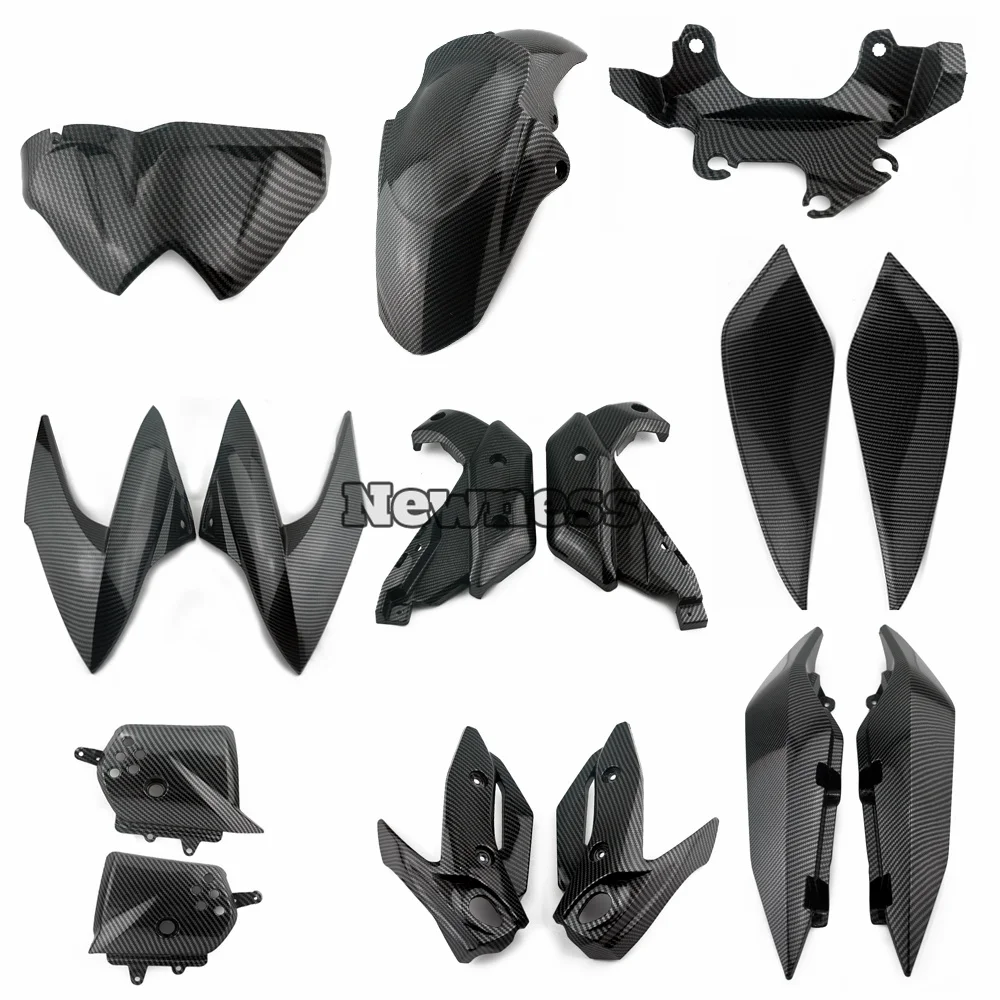 Motorcycle Body Fairings Carbon Front Bracket Side Cover Panel Cowl ...