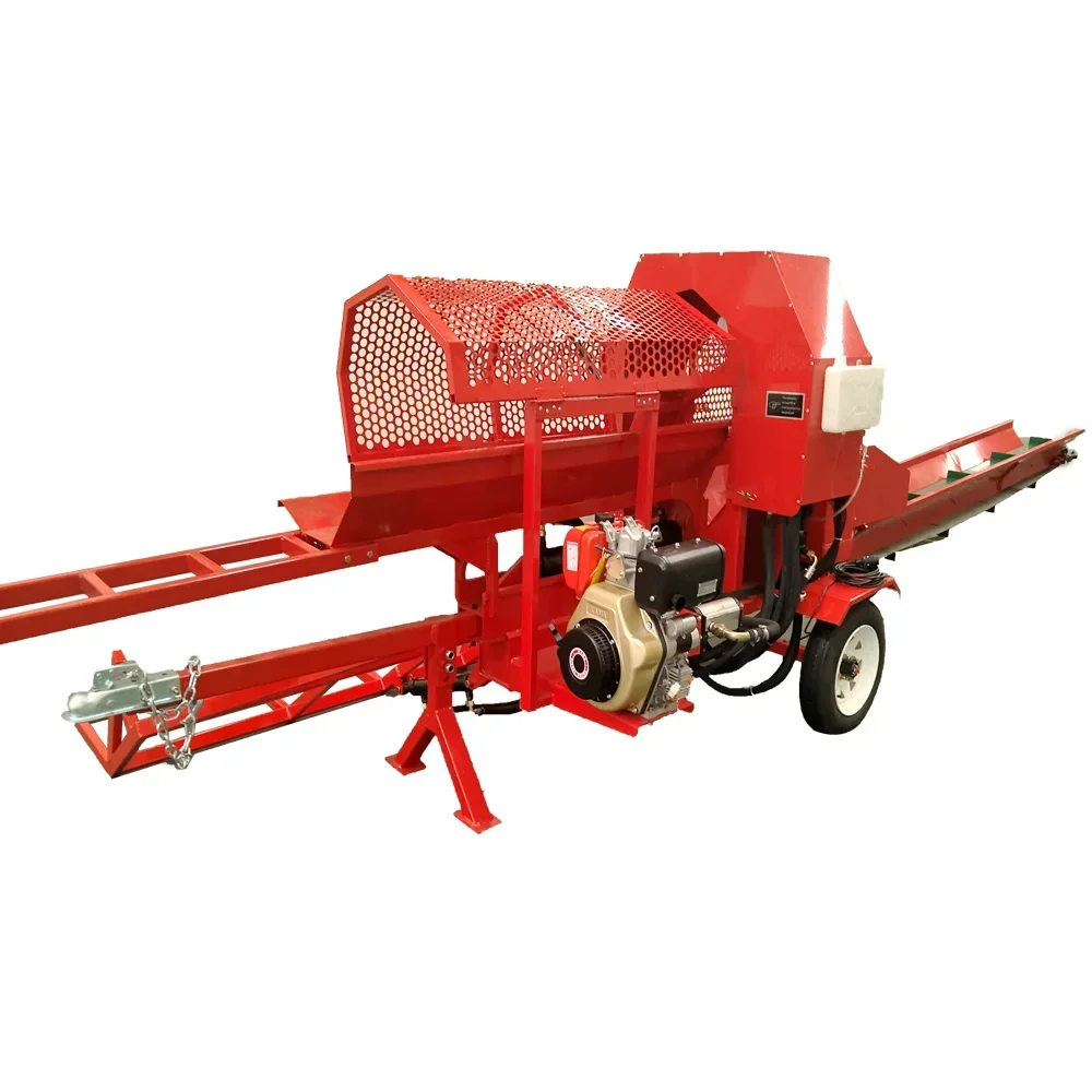 Firewood-processor-machine-30-ton-wood-splitter-CE-approved-hydraulic ...