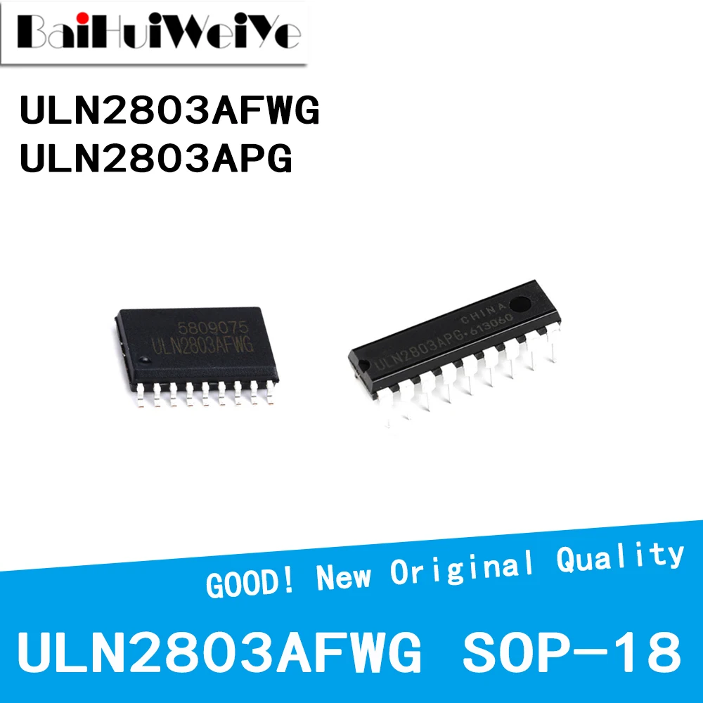 10PCS/LOT ULN2803 ULN2803AFWG ULN2803AG ULN2803APG ULN2803AN SMD SOP 18 DIP 18 New Good Quality ...