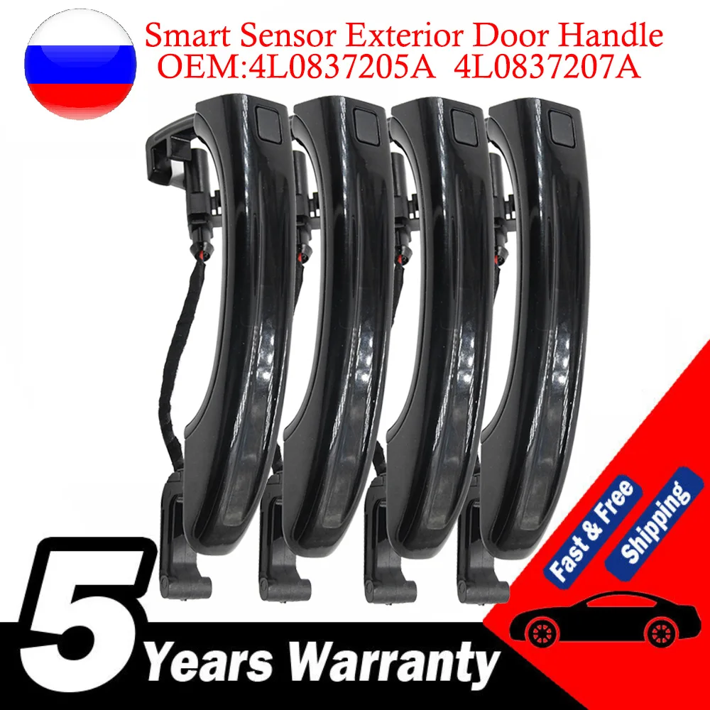 4Pcs-For-Audi-Q7-2007-2015-Bule-or-Black-Smart-Sensor-Exterior-Door ...