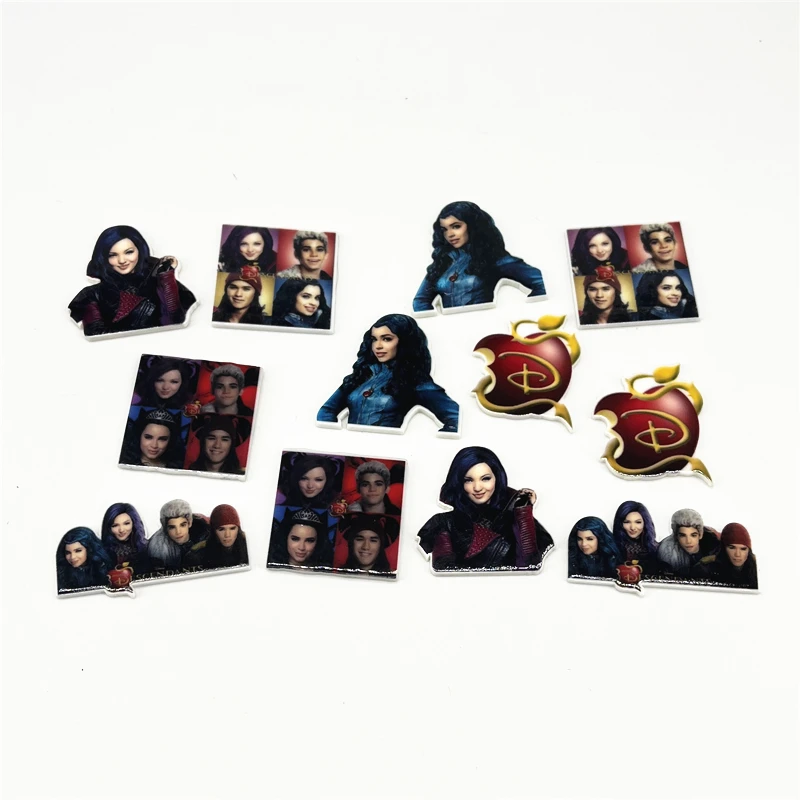 25pcs-lot-movie-character-resin-Descendants-planars-flat-back-cabochon ...
