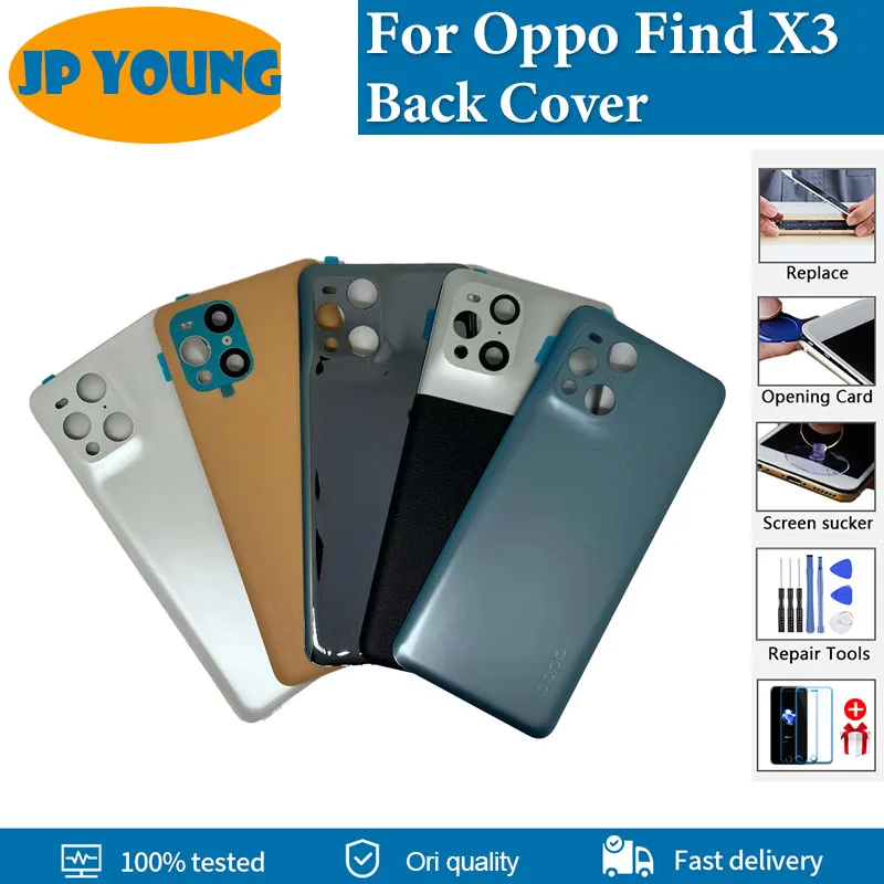 6-7-Original-Back-Cover-For-OPPO-Find-X3-Back-Battery-Cover-Housing ...