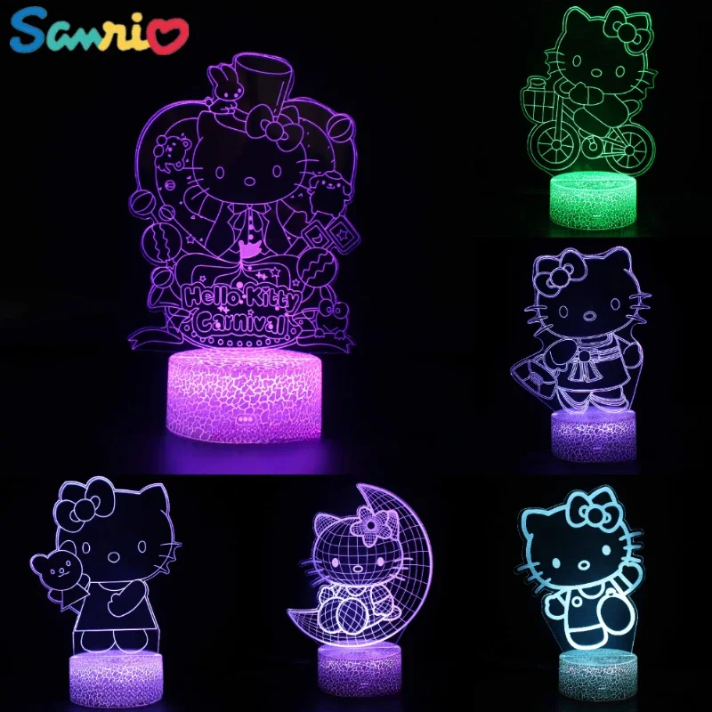 Luces-de-noche-LED-3D-Kawaii-Hello-Kitty-figuras-de-Anime-l-mparas-de ...