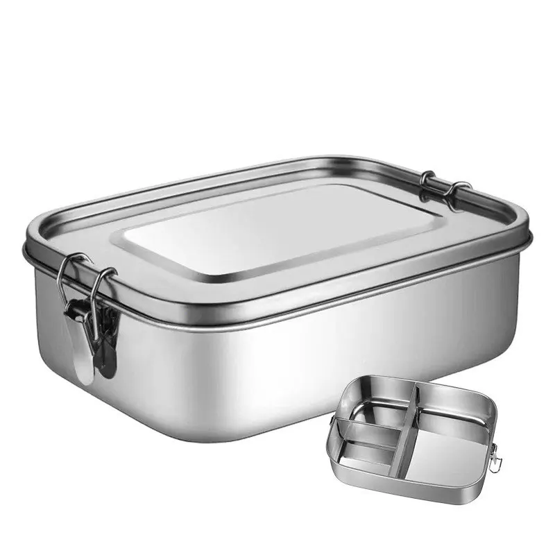 1-2-3-Grids-304-Stainless-Steel-Lunch-Box-Food-Container-Bento-Box-Top ...