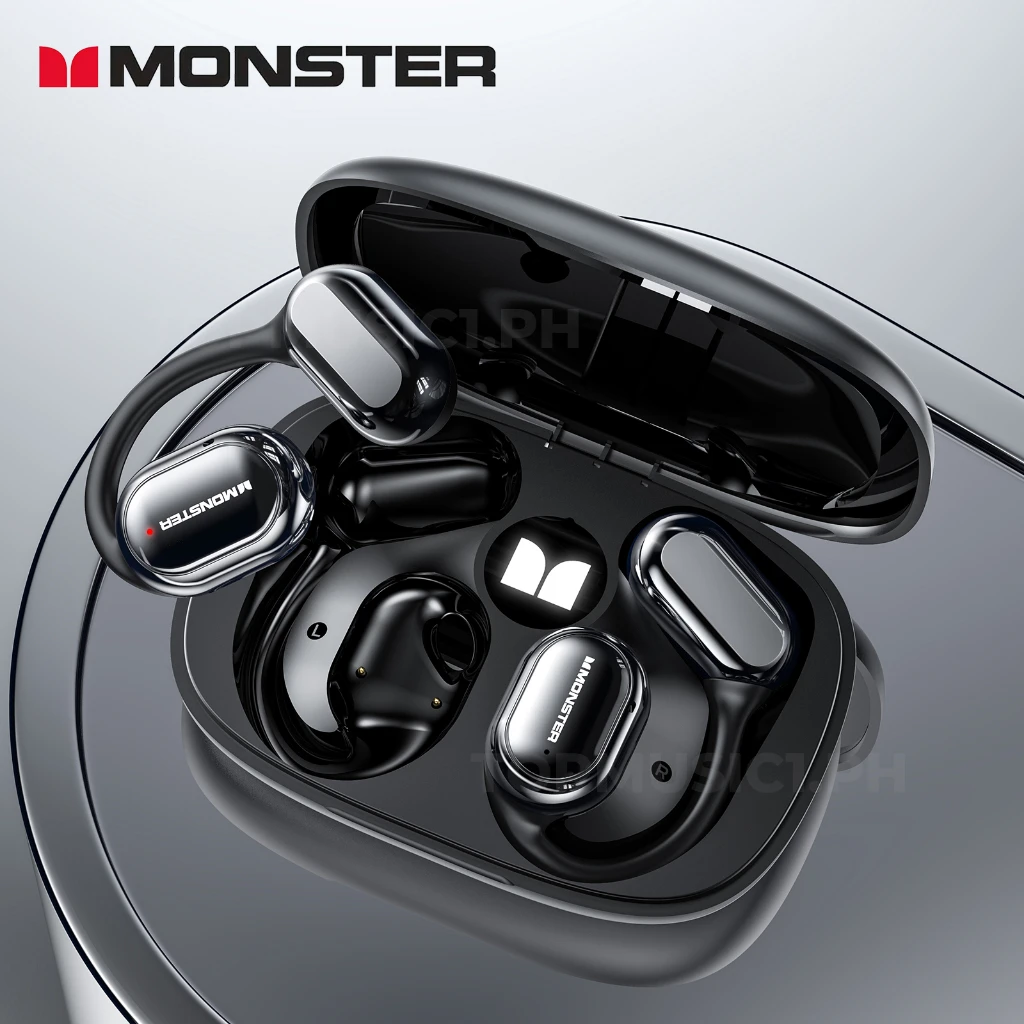 Monster AC100 Conduction Wireless Bluetooth Earphone HIFI Sound Quality ...