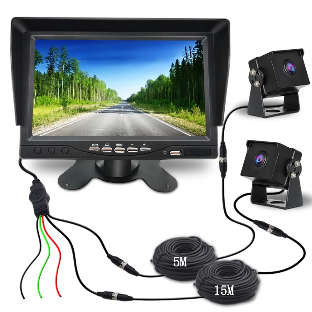 Truck-Backup-Camera-Heavy-Duty-Night-Vision-Waterproof-Vehicle-Rear ...