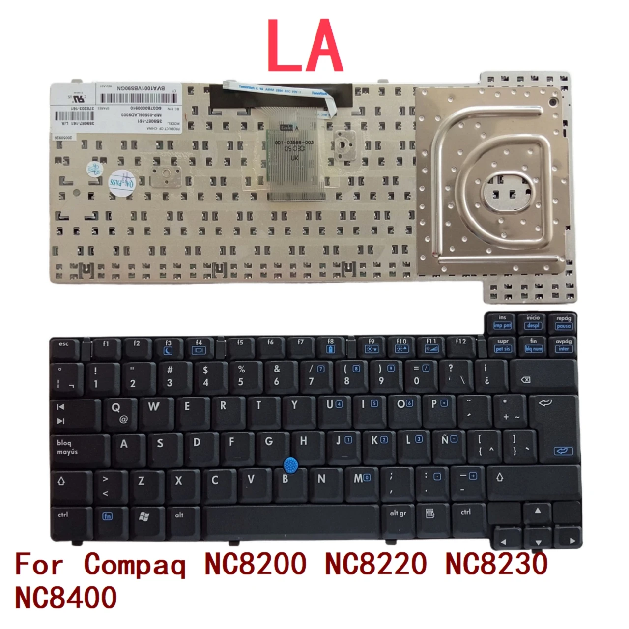New-Latin-Laptop-Keyboard-For-HP-Compaq-NC8200-NC8220-NC8230-NC8400 ...