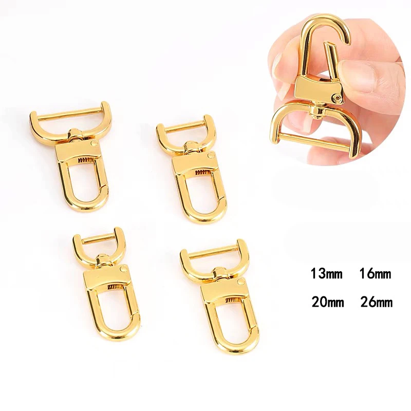 10Pcs/lot Metal Bags Strap Buckles D Clasp Collar Carabiner Snap Hook ...