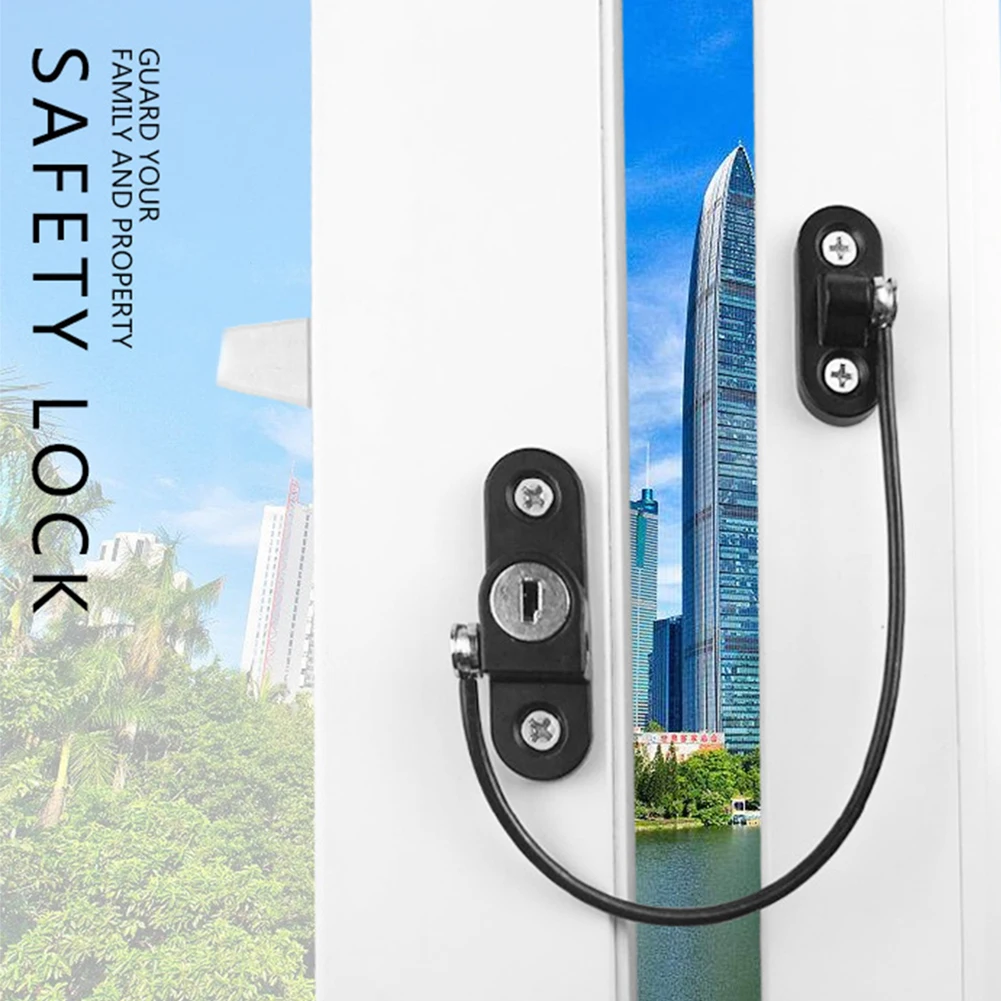 Prevent-Children-Falling-Window-Lock-Window-Restrictor-Security-Wire ...