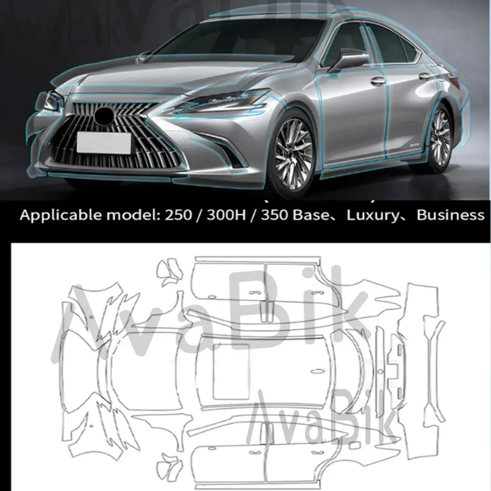 For-Lexus-ES-250-300H-350-2019-2020-2021-2022-2023-Clear-Car-cover ...
