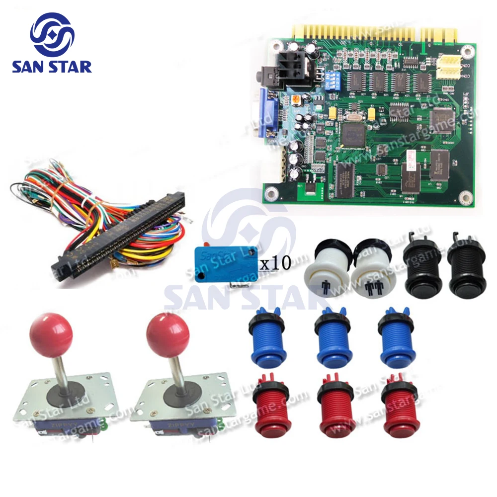 2-Player-DIY-Board-Game-Arcade-Game-60-In-1-with-Button-Joystick ...