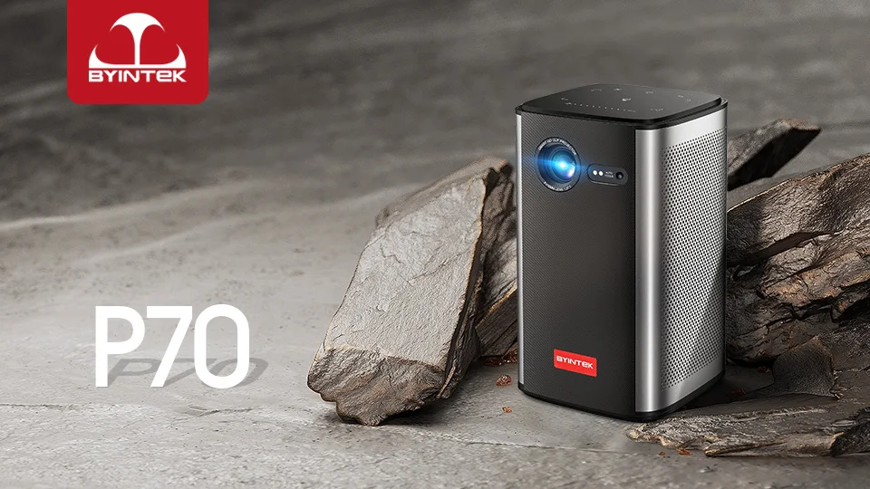 工厂直销跨境爆款奔映P70高清3D 4K可充电微型迷你便携DLP投影机-阿里巴巴