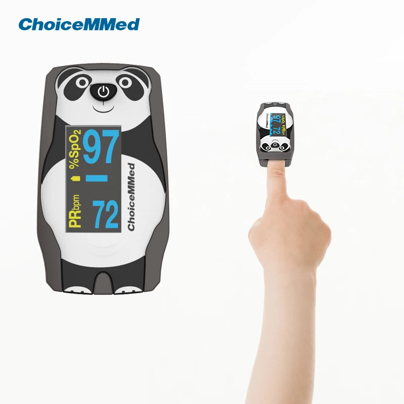 Choicemmed Pediatrics Finger Pulse Oximeter Blood Oxygen Saturation ...