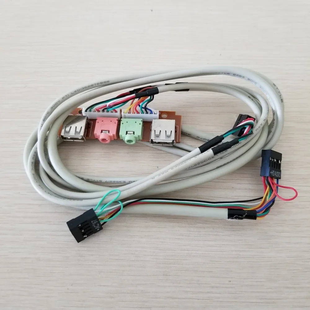 Desktop-computer-Chassis-front-pannel-I-O-USB2-0-AC97-HD-audio-Mic ...